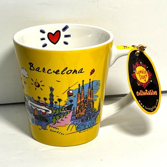 Luke-a-Tuke | Dining | Lukeatuke Colorful Barcelona Spain Coffee Mug ...